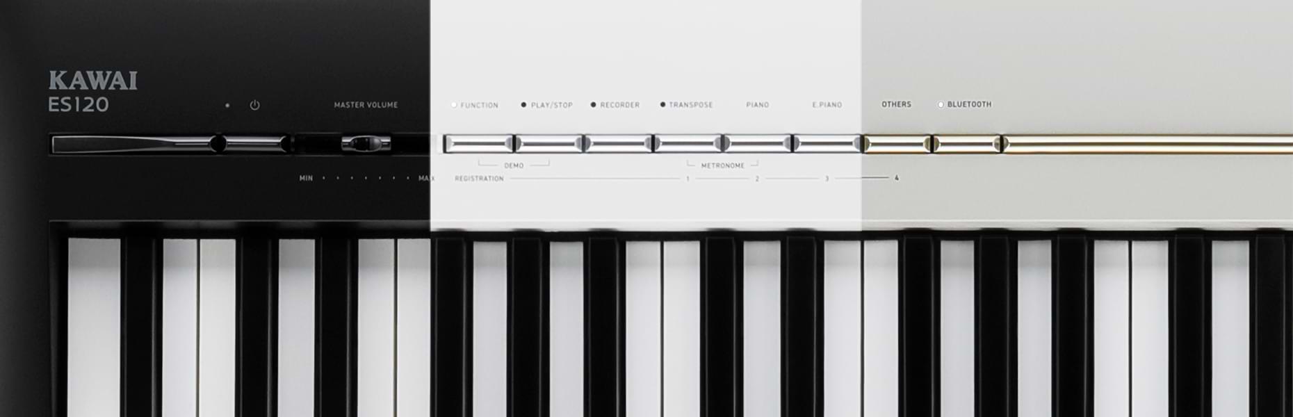 入門款 KAWAI ES120 數位鋼琴 - 繆思樂器